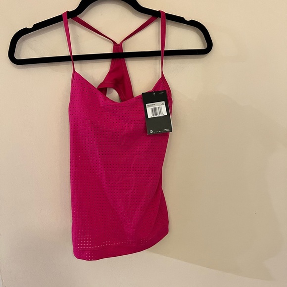 Nike | Tops | Nwt Nike Razor Back Perforated Pink Work Out Top | Poshmark